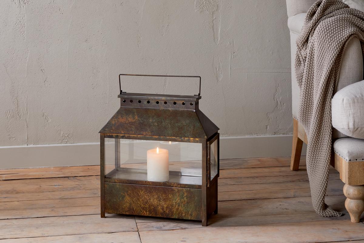 NKUKU - Akoko Wide Lantern - Brown Patina - 2 Sizes – Olive and Olive ...