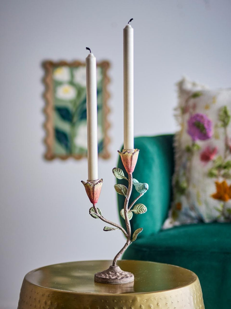 Zaina Candle Holder, Metal – Olive and Olive Interiors