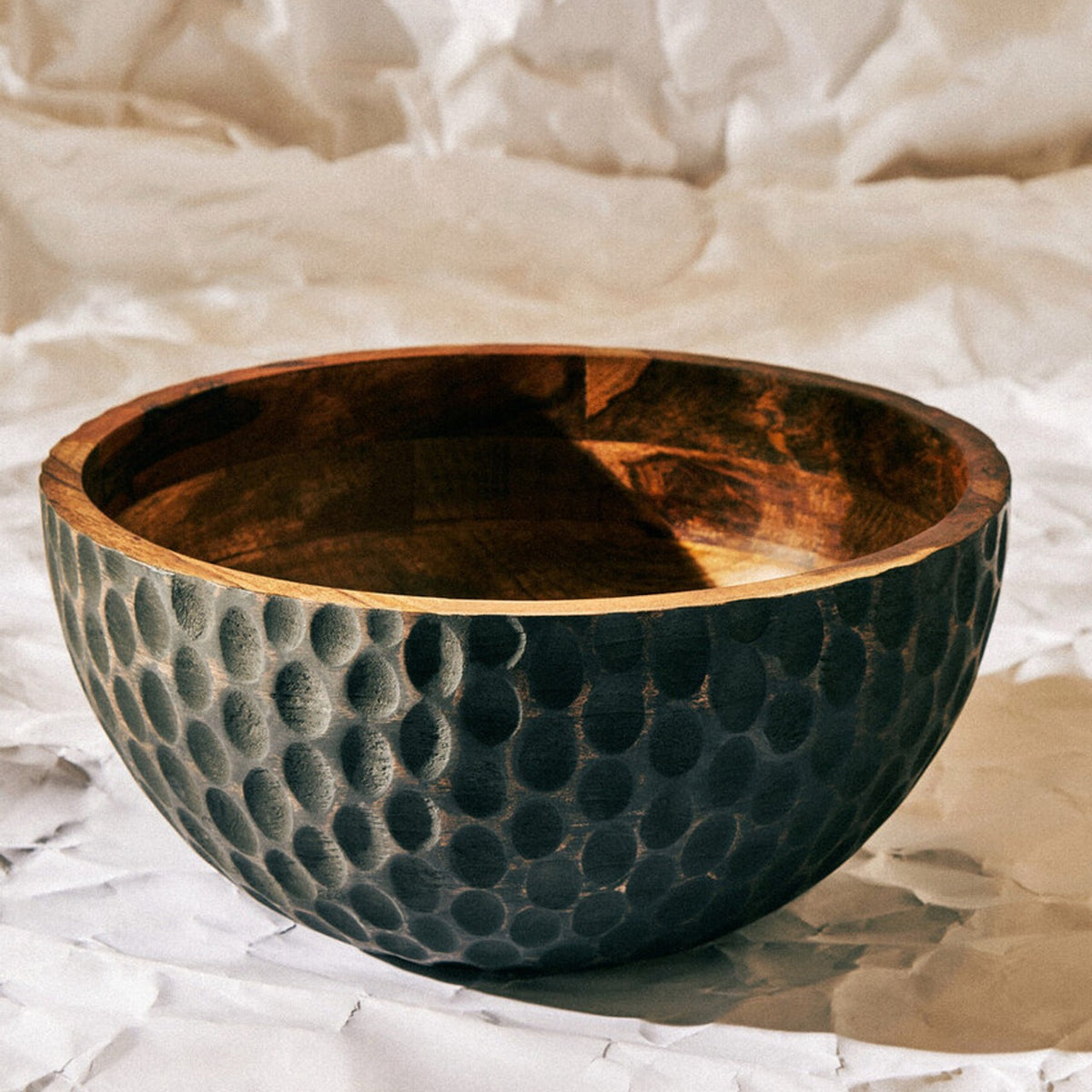 Kara Mango Wood Bowl – Olive and Olive Interiors